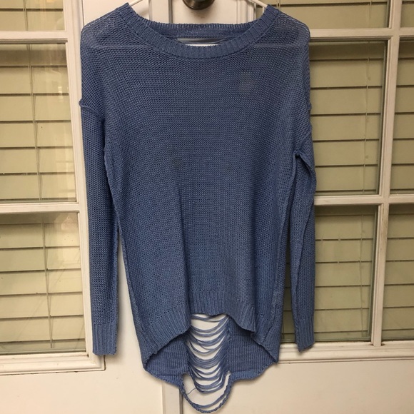 Tops | Ripped Back Long Sleeve | Poshmark
